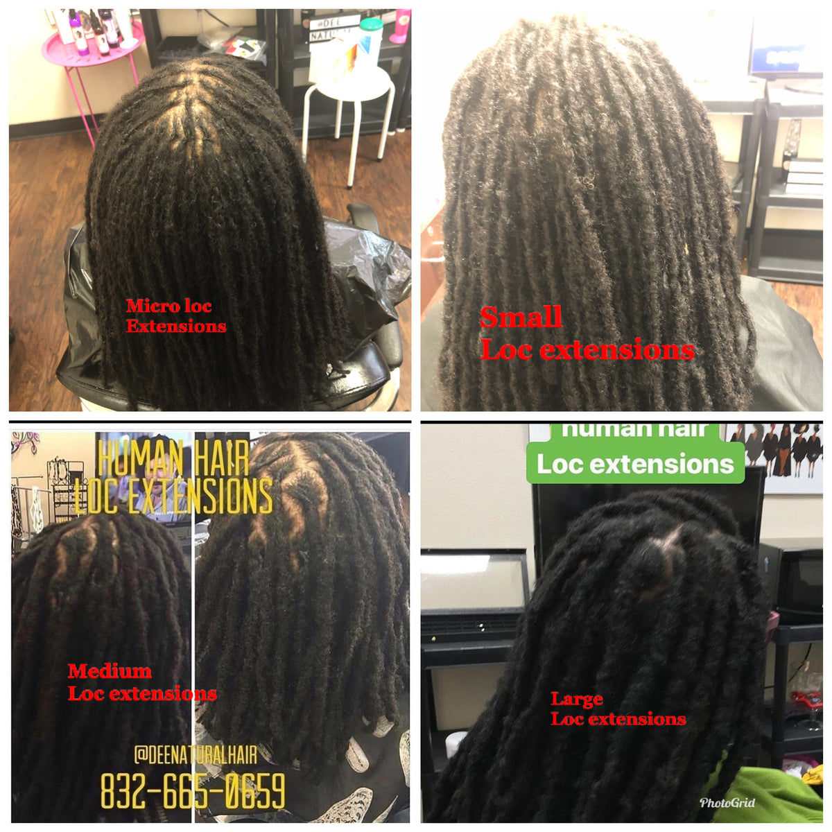 Deposits for Loc extensions – Dee Natrual Locs