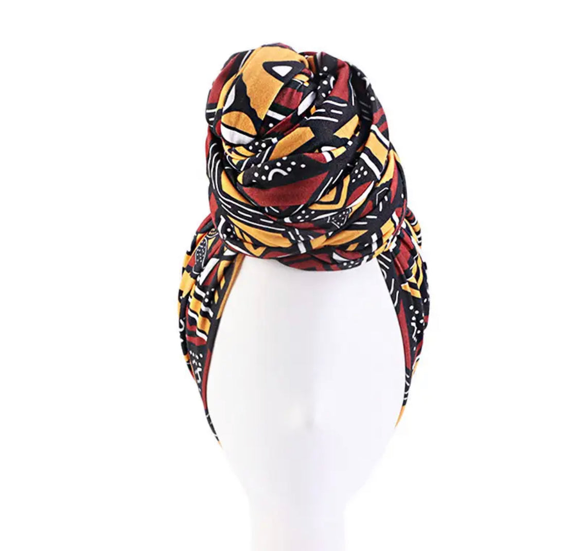 Printed head wrap – Dee Natrual Locs
